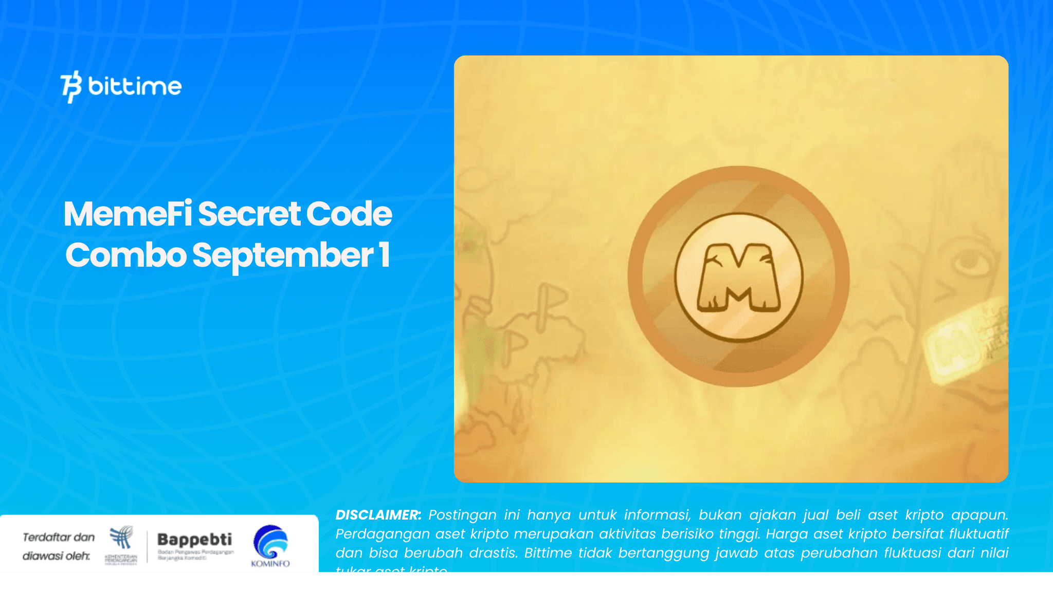 MemeFi Secret Code Combo September 1