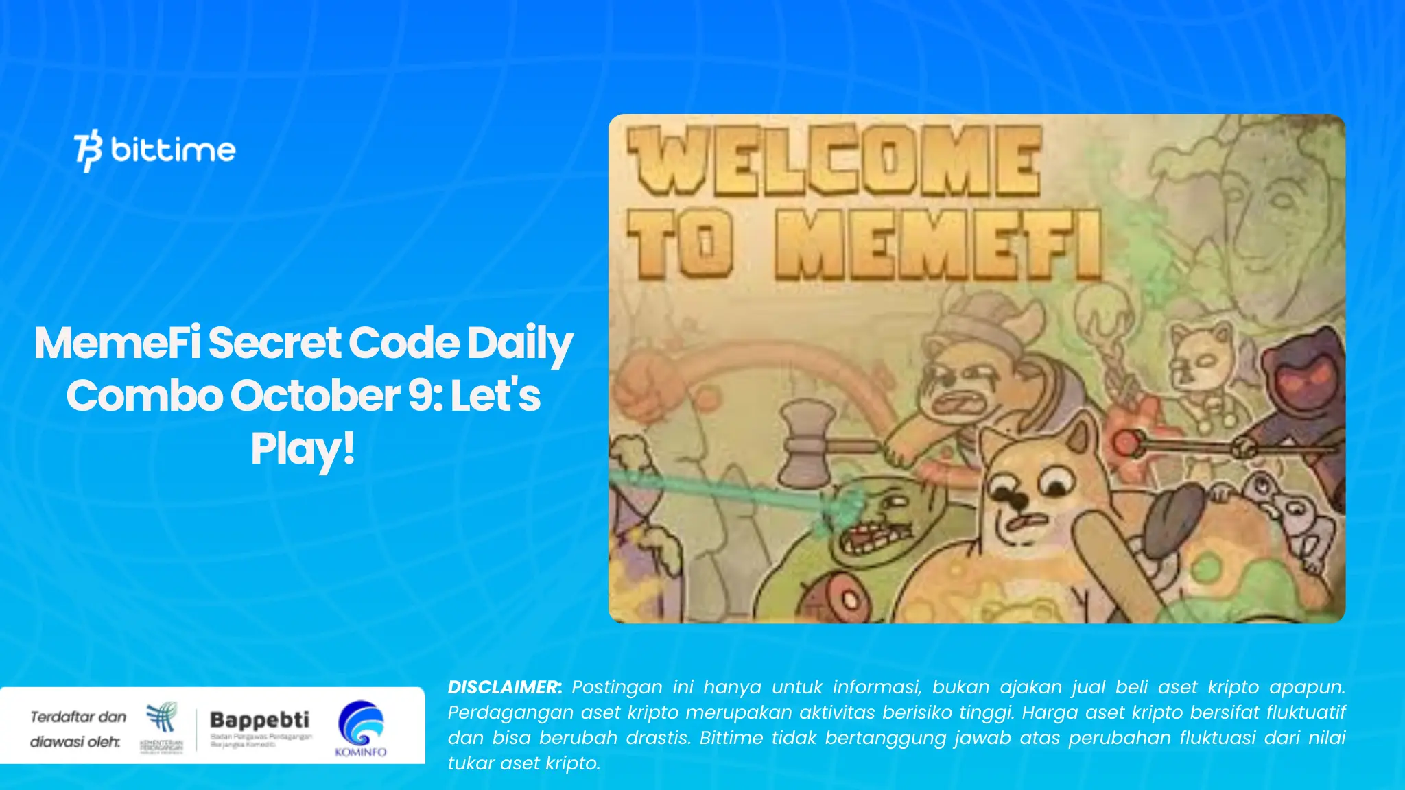 Memefi Secret Code Daily Combo October 9 Lets Play