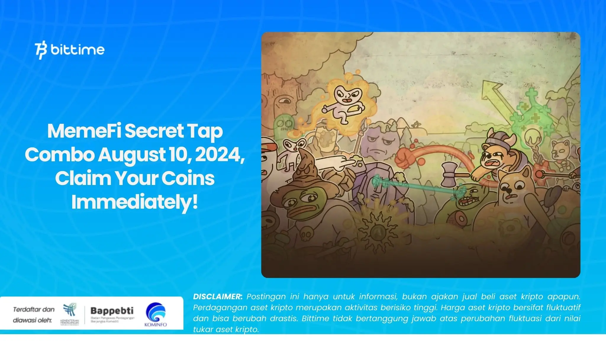MemeFi Secret Tap Combo August 10, 2024, Claim Your Coins Immediately!