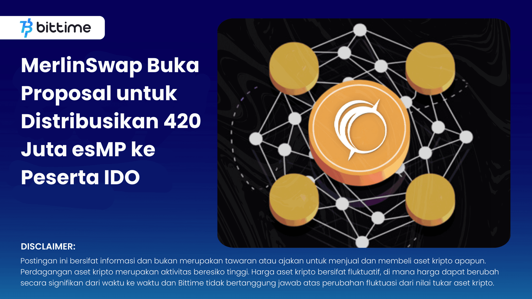 MerlinSwap Buka Proposal untuk Distribusikan 420 Juta esMP ke Peserta IDO