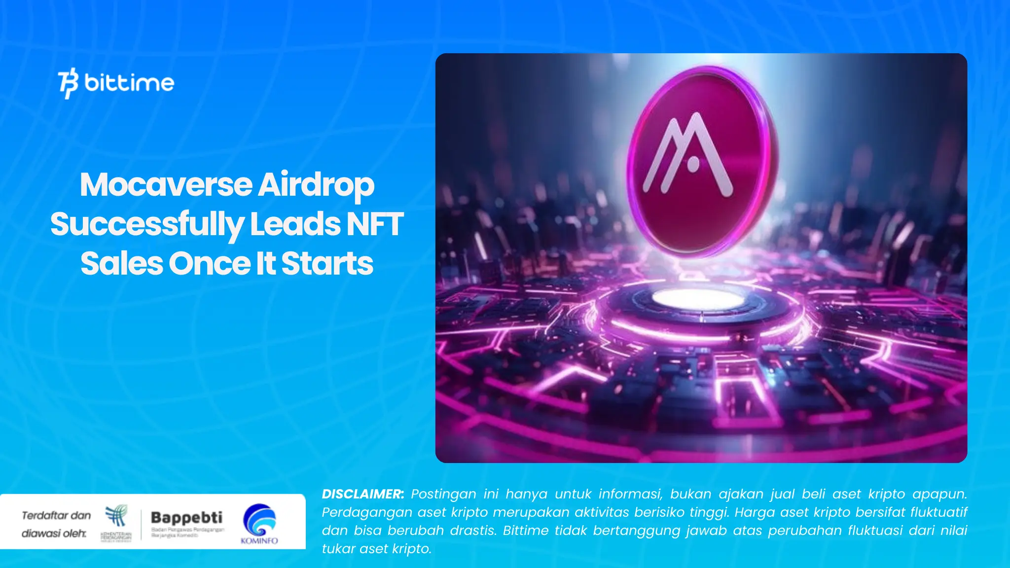 Mocaverse Airdrop Successfully Leads NFT Sales Once It Starts