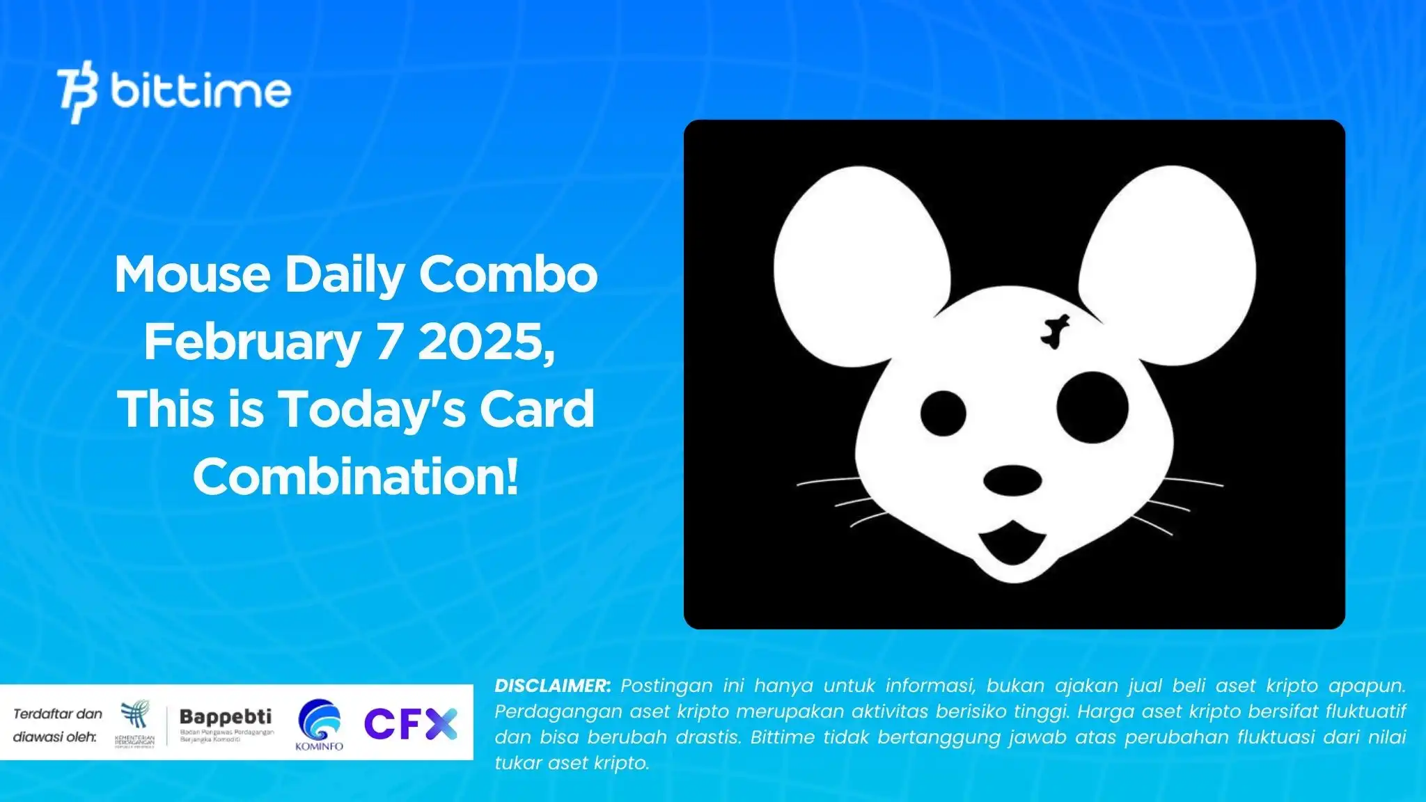 Mouse Daily Combo February 7 2025, This is Today's Card Combination!