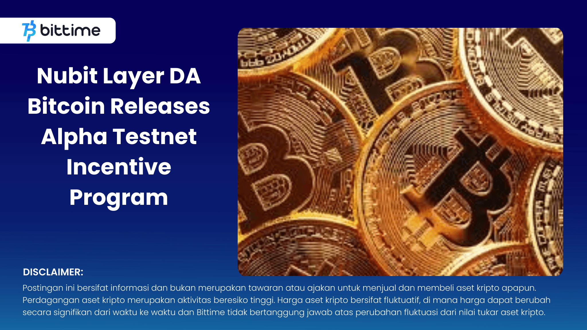 Nubit Layer DA Bitcoin Releases Alpha Testnet Incentive Program