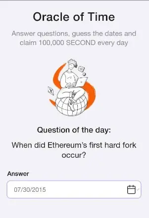 Oracle of Time Farm Answers August 1, 2024, Earn 100,000 $SECOND!