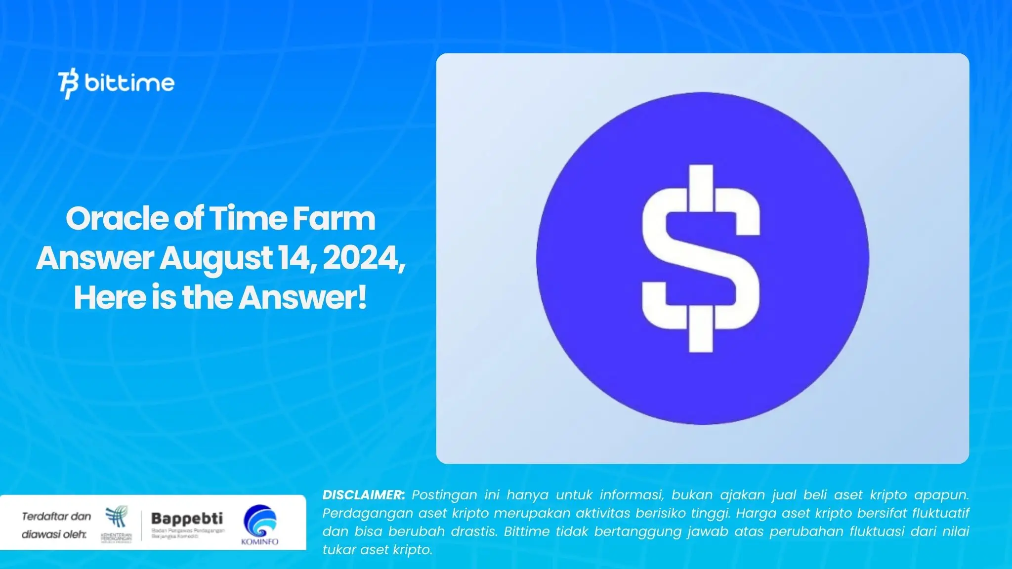 Oracle of Time Farm Answer August 14, 2024, Here is the Answer!