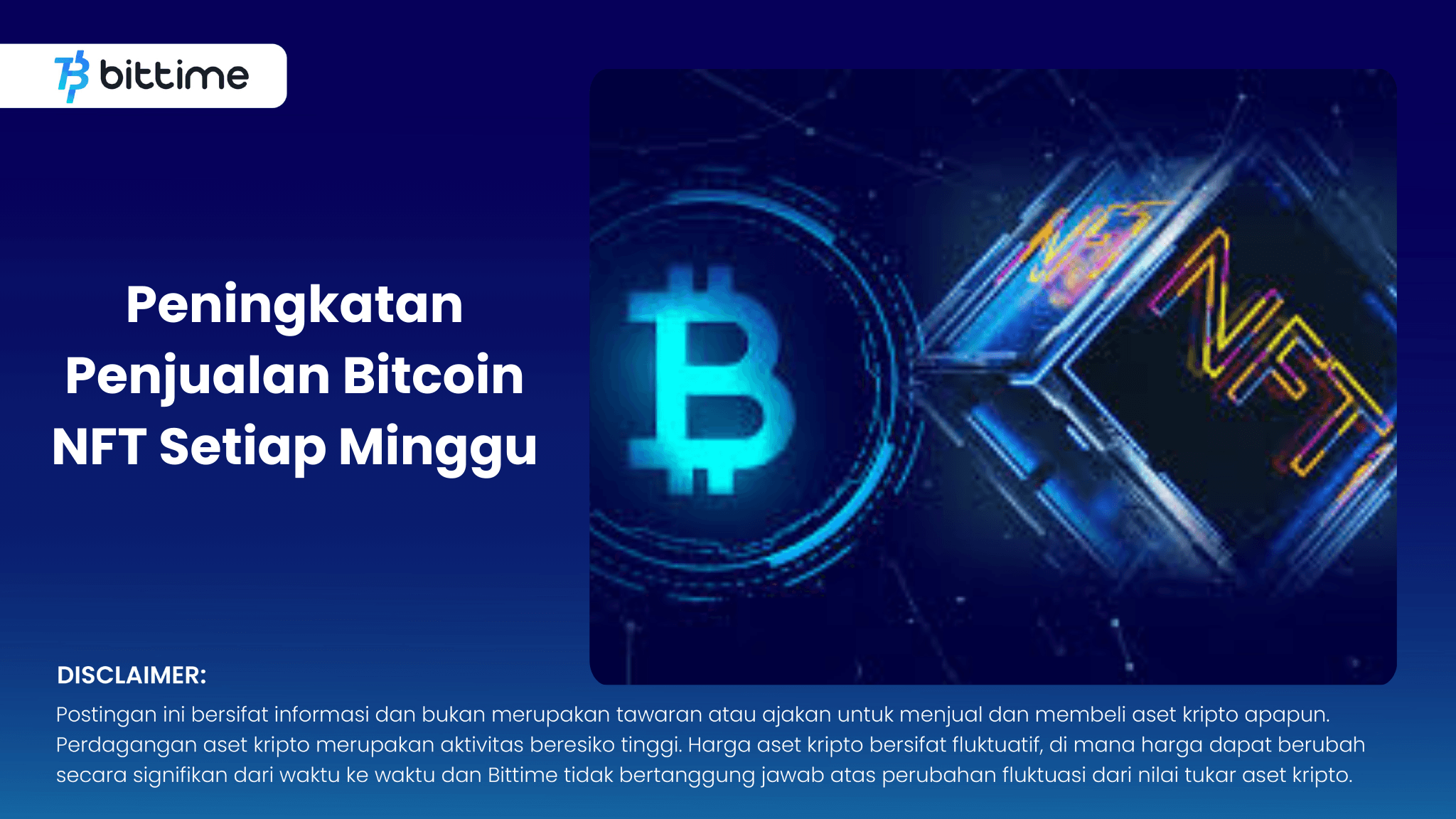 Peningkatan Penjualan Bitcoin NFT Setiap Minggu