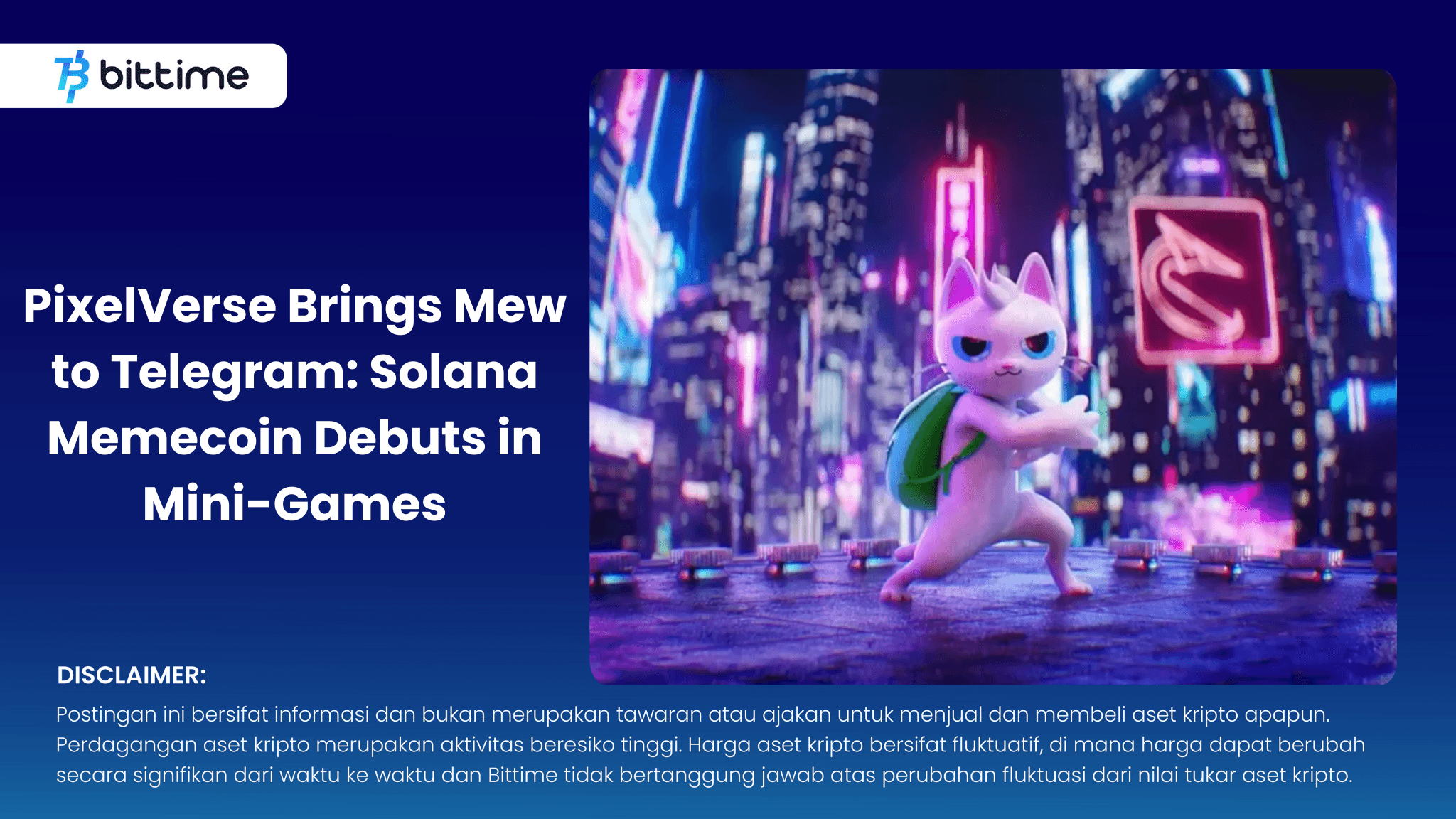 PixelVerse Brings Mew to Telegram: Solana Memecoin Debuts in Mini-Games