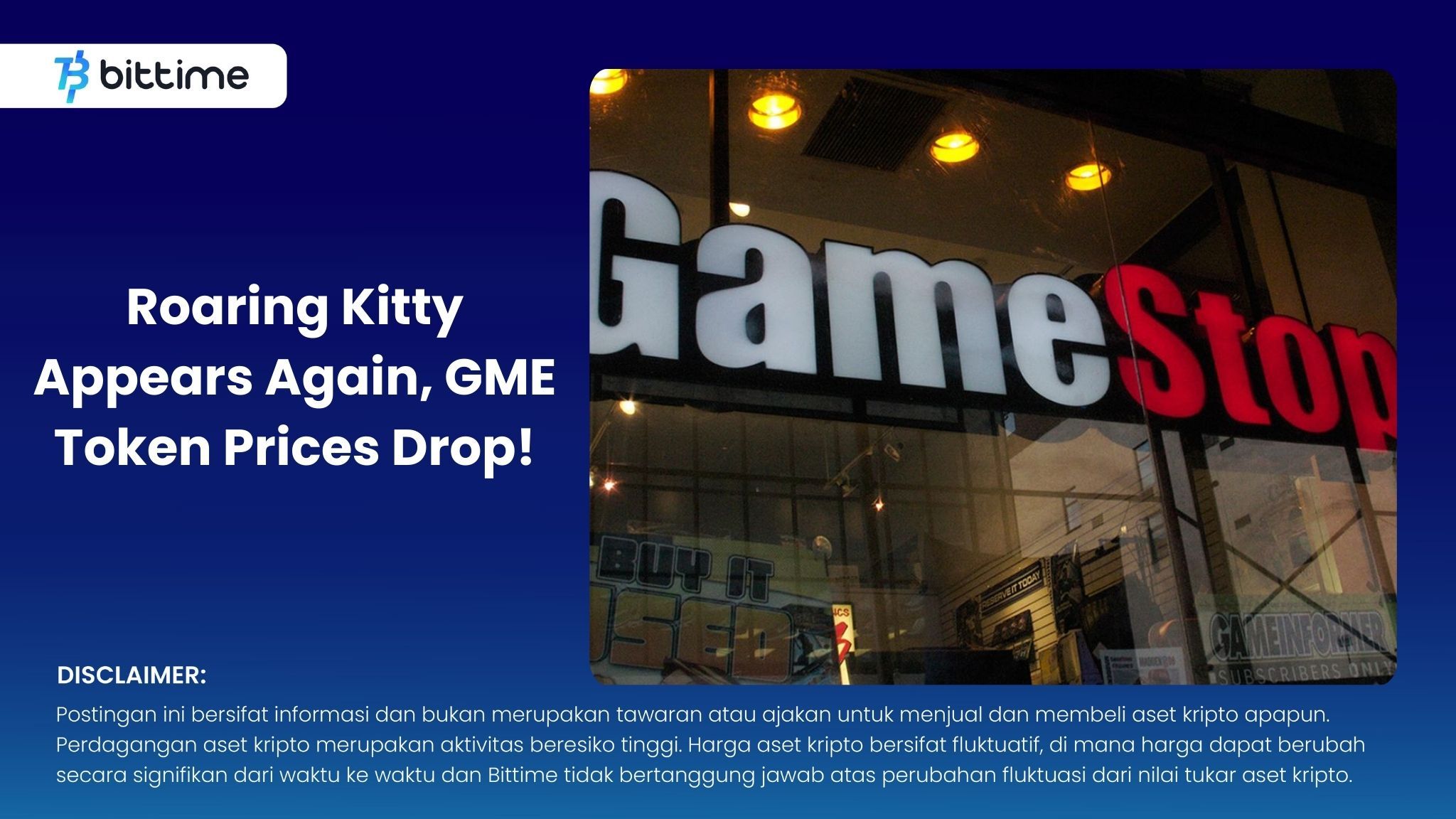 Roaring Kitty Appears Again, GME Token Prices Drop!