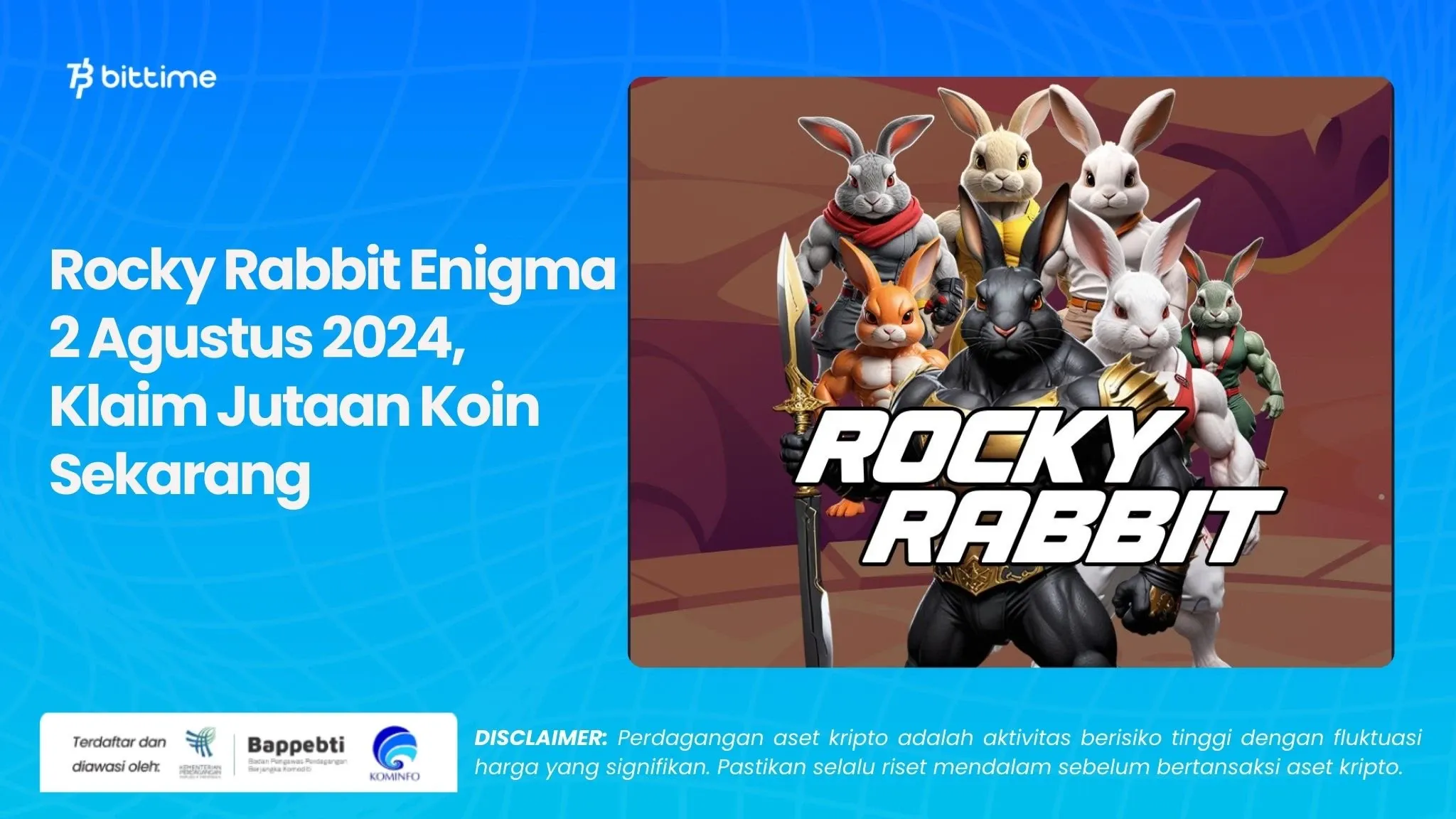 Rocky Rabbit Enigma August 2, 2024, Claim Millions of Coins Now