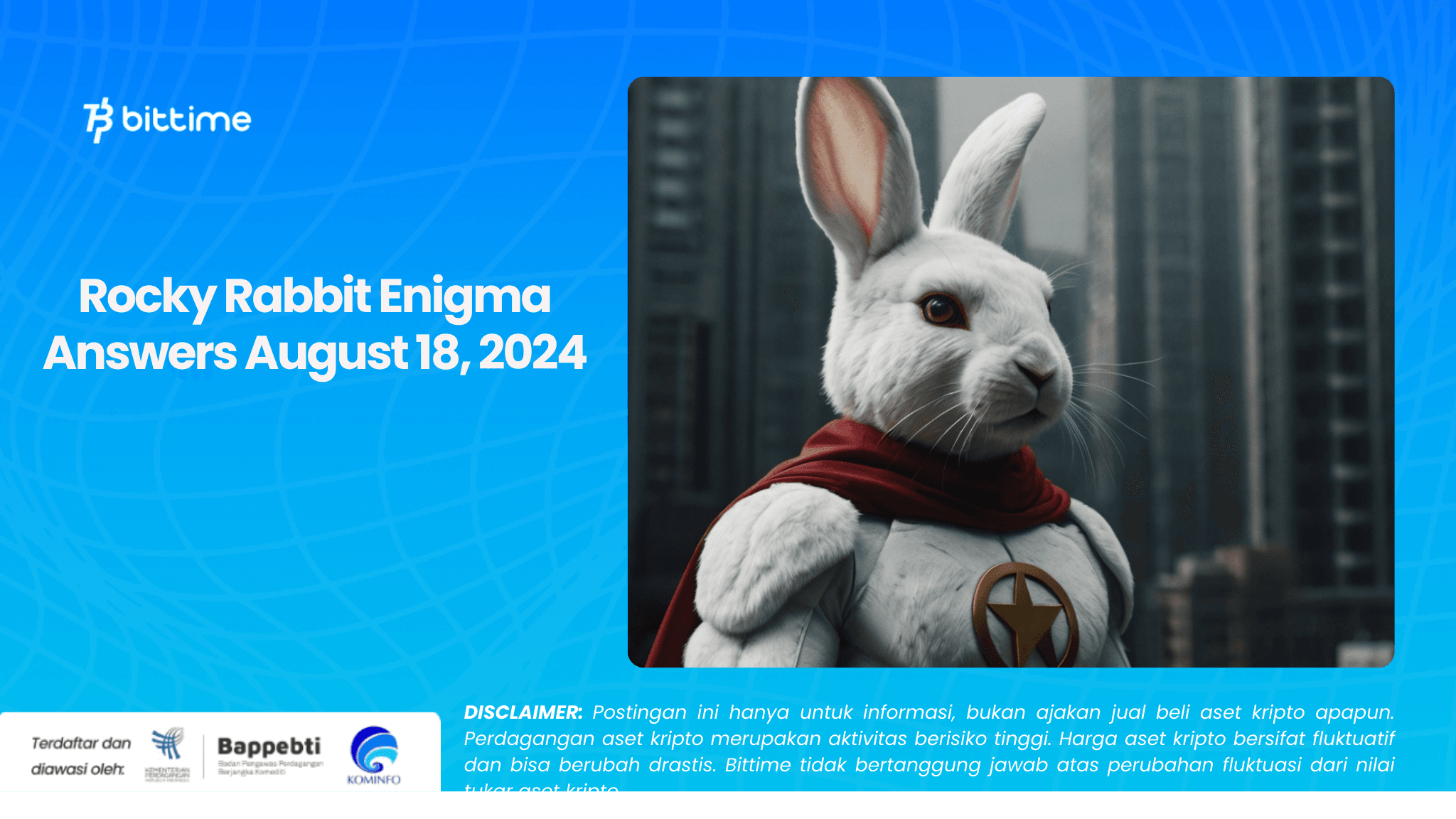 Rocky Rabbit Enigma Answers August 18, 2024