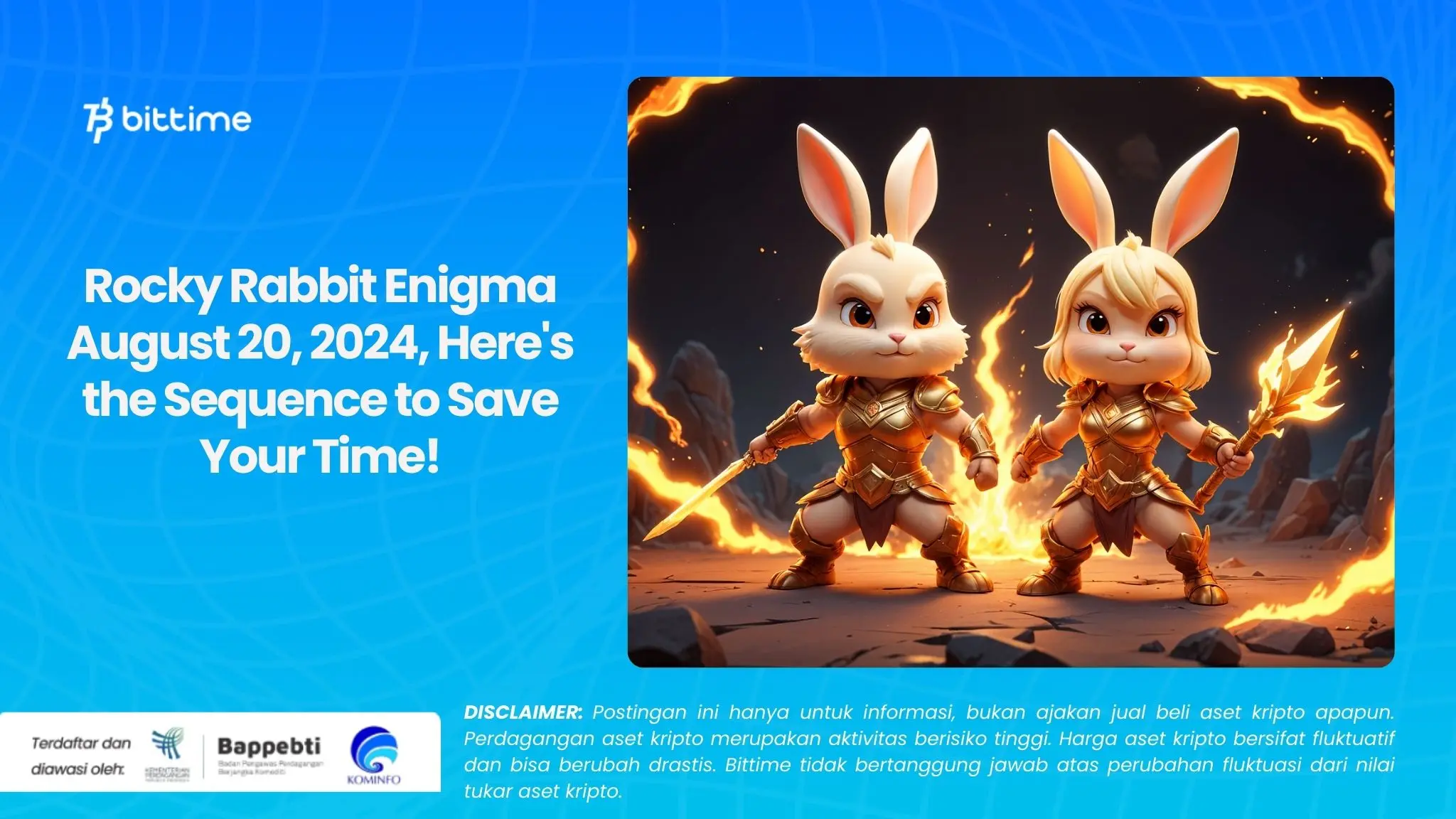 Rocky Rabbit Enigma August 20, 2024, Here's the Sequence!