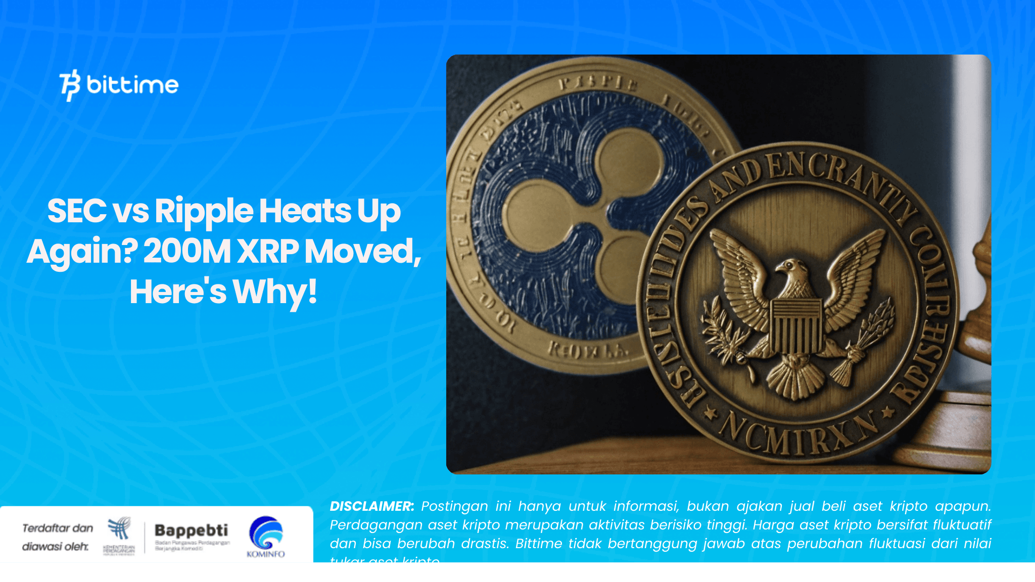 SEC vs Ripple Heats Up Again? 200M XRP Moved, Here's Why!