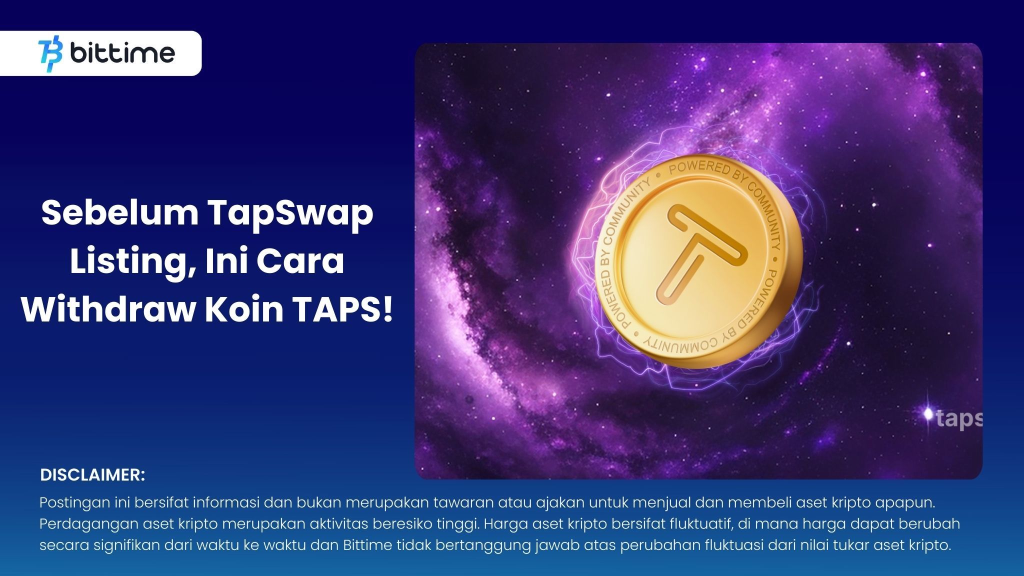 Sebelum TapSwap Listing, Ini Cara Withdraw Koin TAPS!