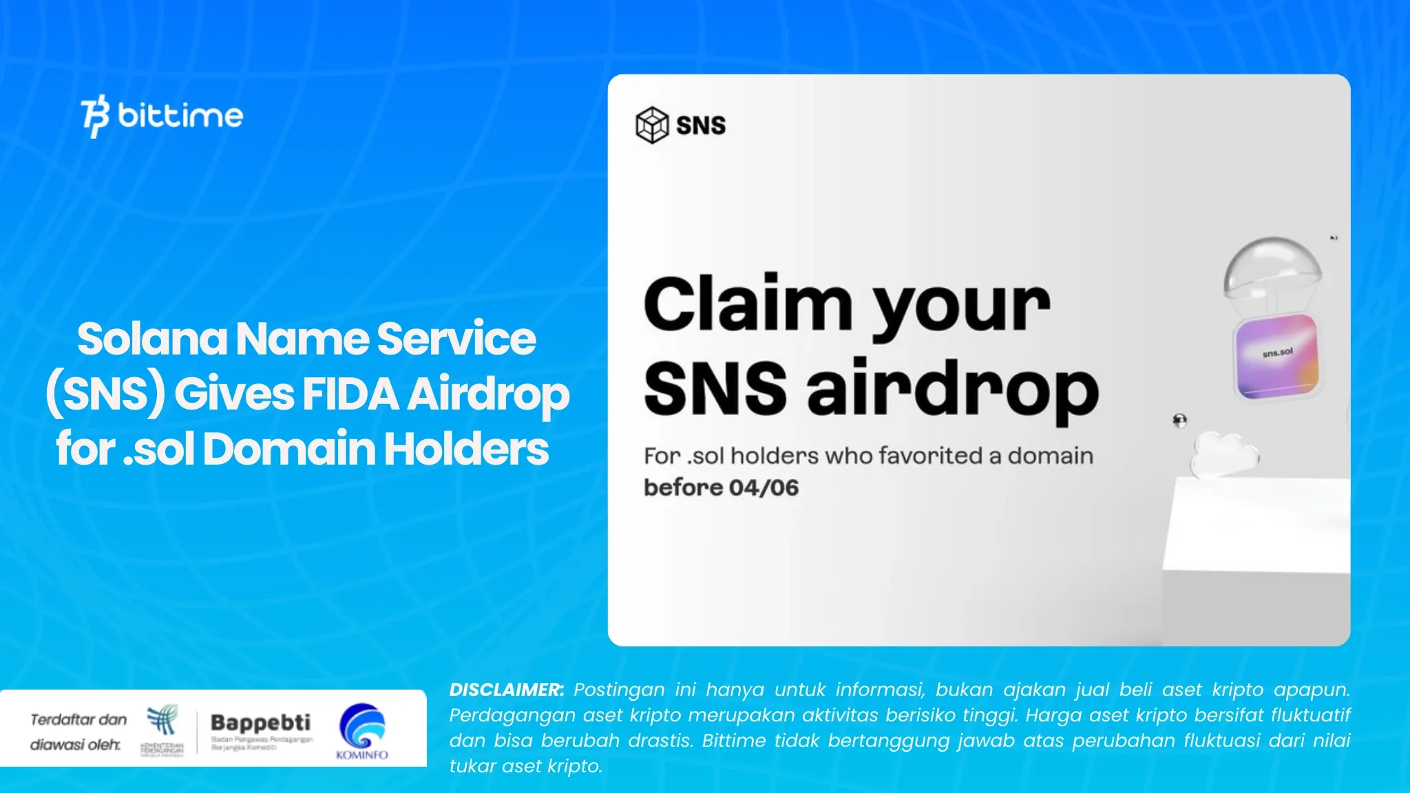 Solana Name Service (SNS) Gives FIDA Airdrop