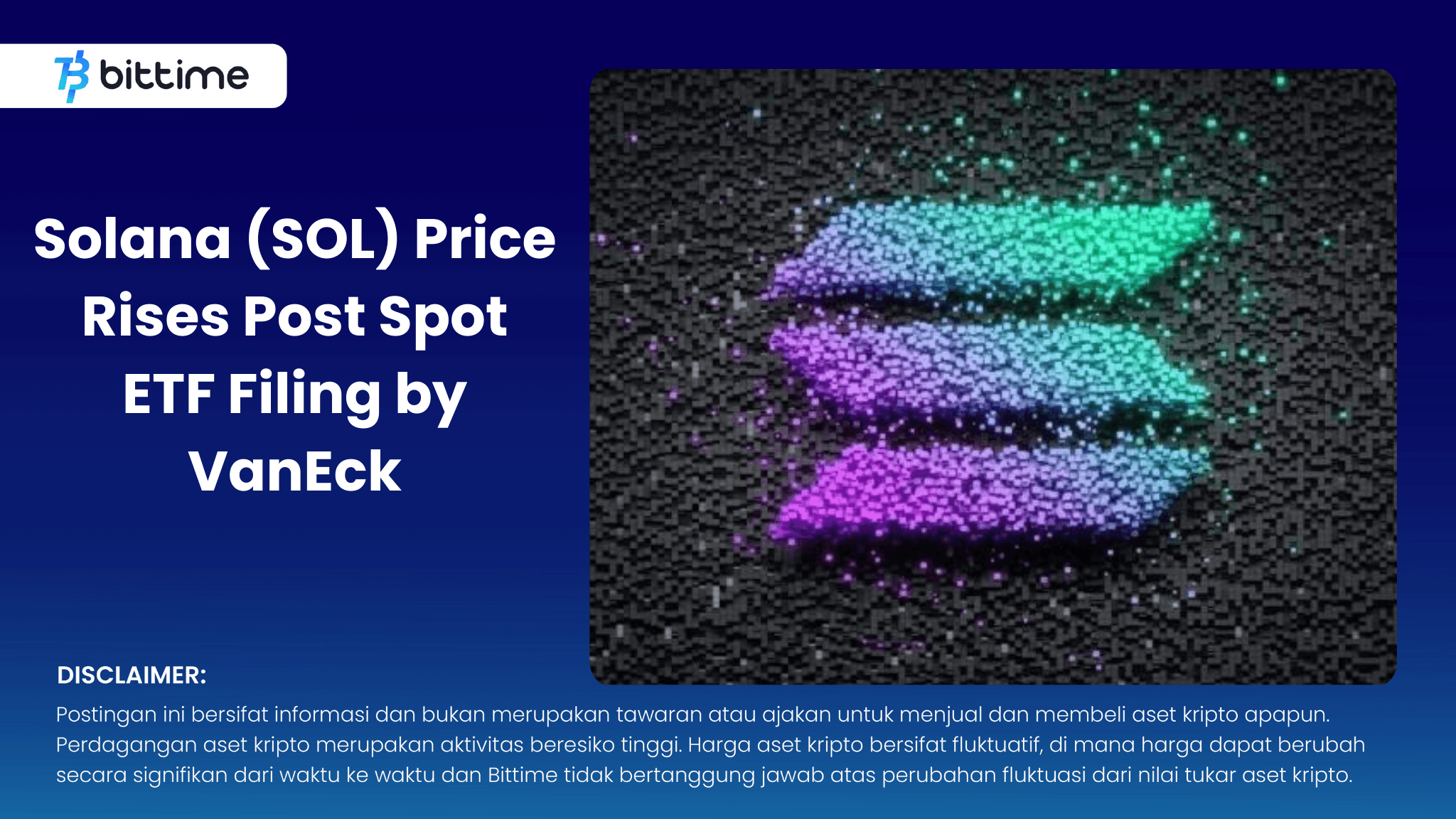 Solana (SOL) Price Rises Post Spot ETF Filing by VanEck