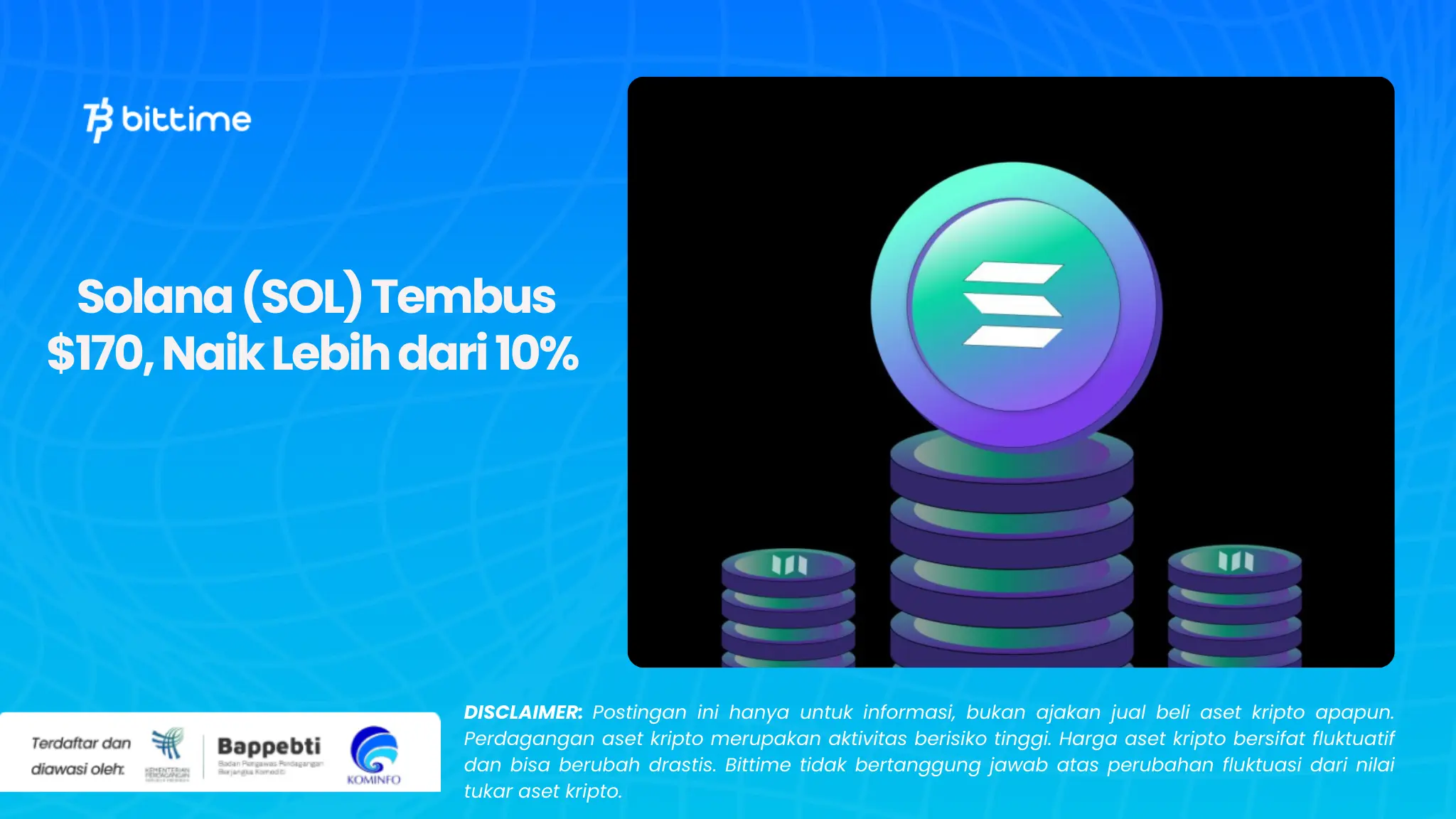 Solana (SOL) Tembus $170, Naik Lebih dari 10%