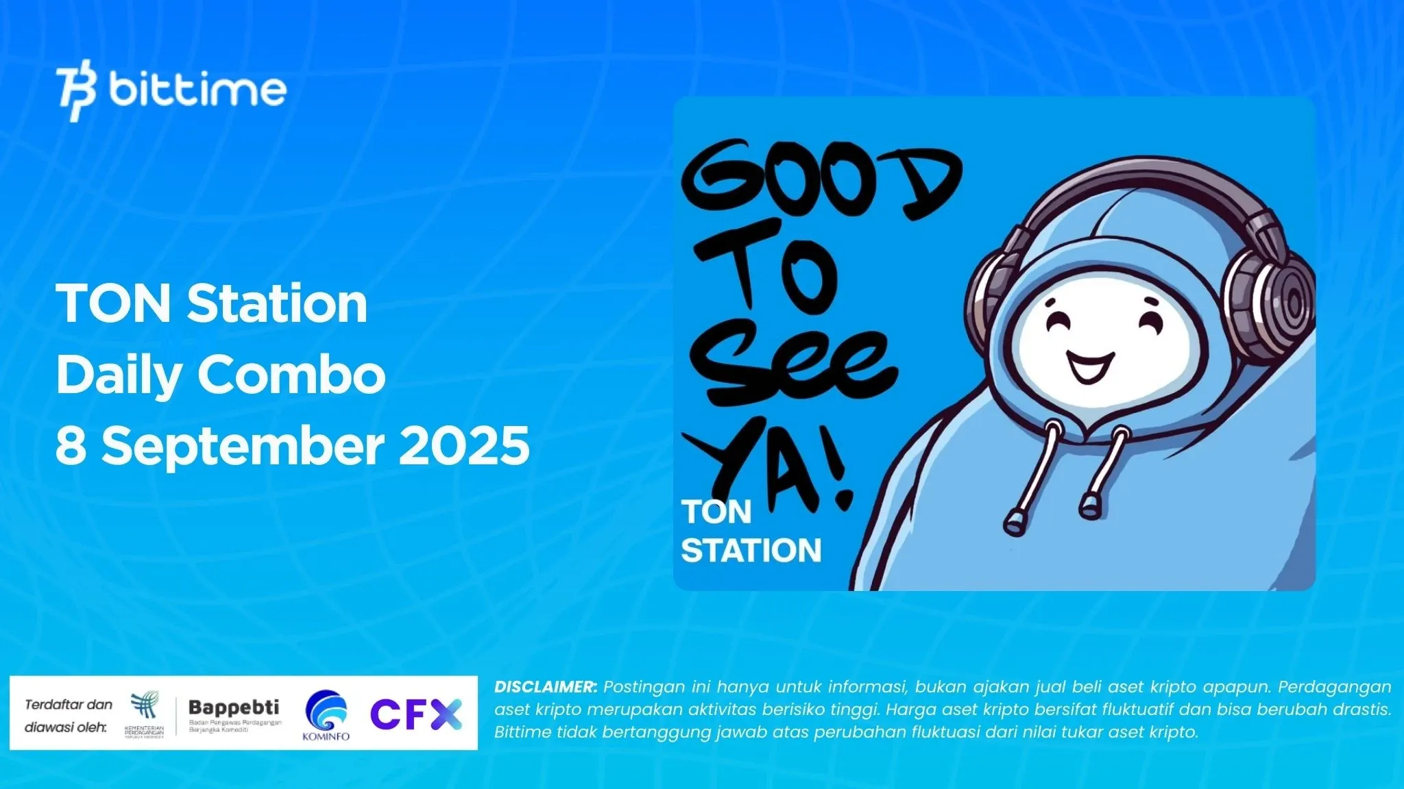 TON Station Daily Combo 8 September 2025