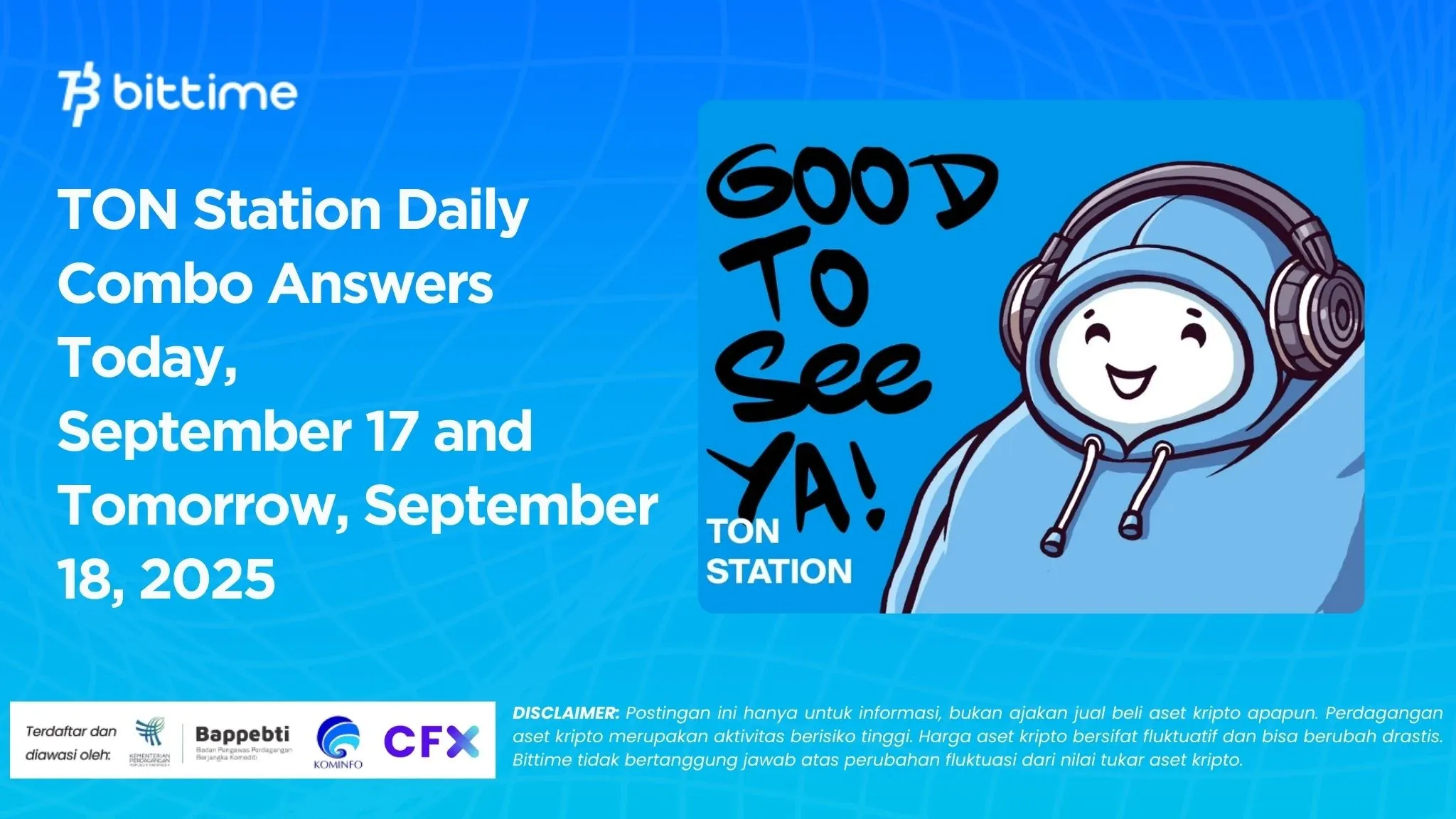 TON Station Daily Combo Answers Today, September 17 and Tomorrow ...