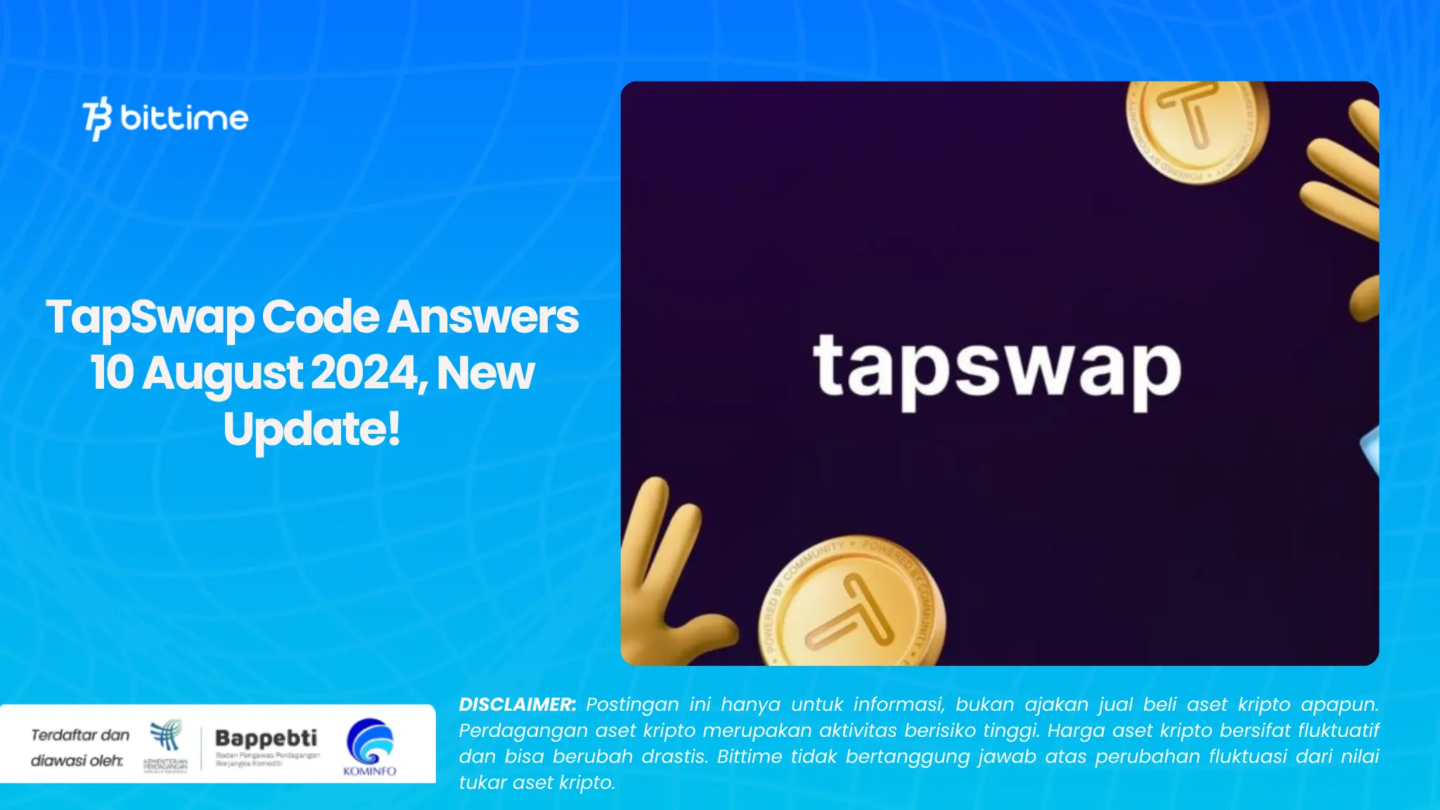 TapSwap Code Answers 10 August 2024, New Update!