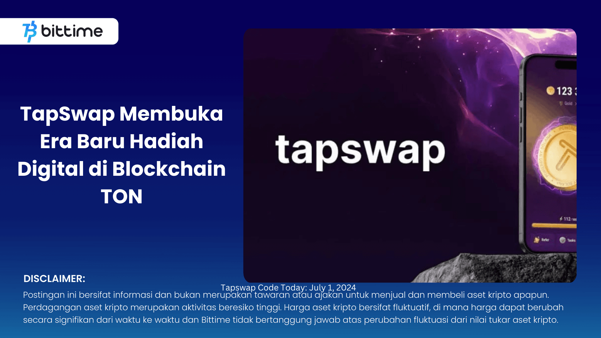 TapSwap Membuka Era Baru Hadiah Digital di Blockchain TON