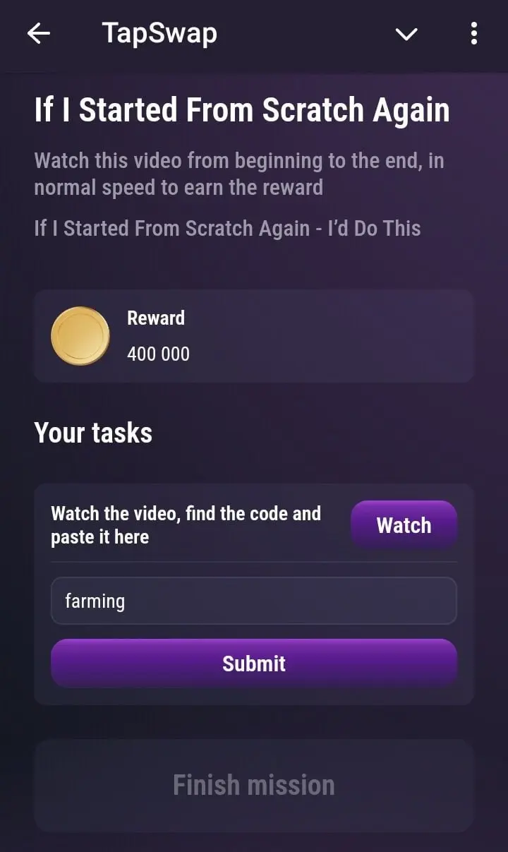 Bocoran Tapswap Code 27 Juli 2024, Dapatkan Tambahan 1,2 Juta Koinnya!