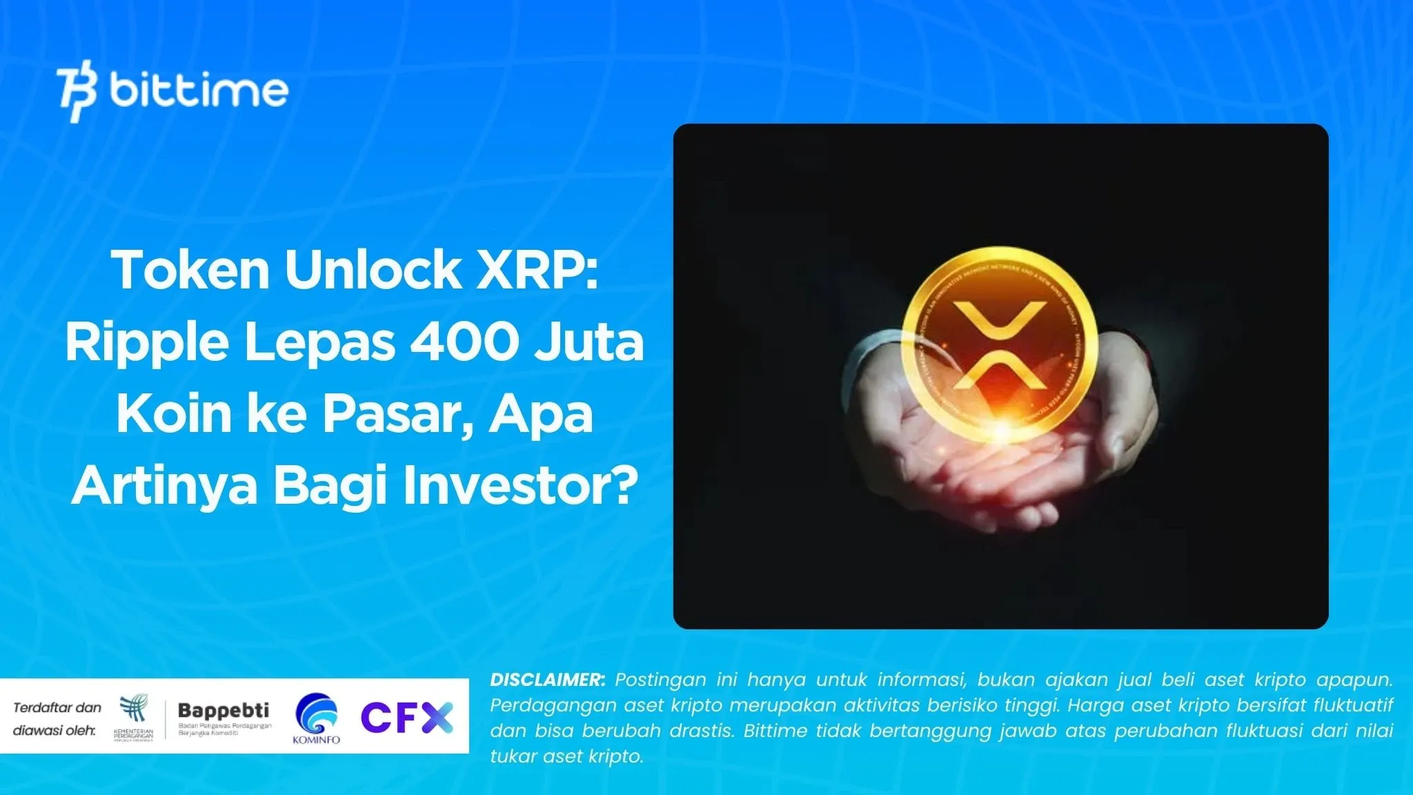 Token Unlock XRP: Ripple Lepas 400 Juta Koin ke Pasar, Apa Artinya Bagi Investor?