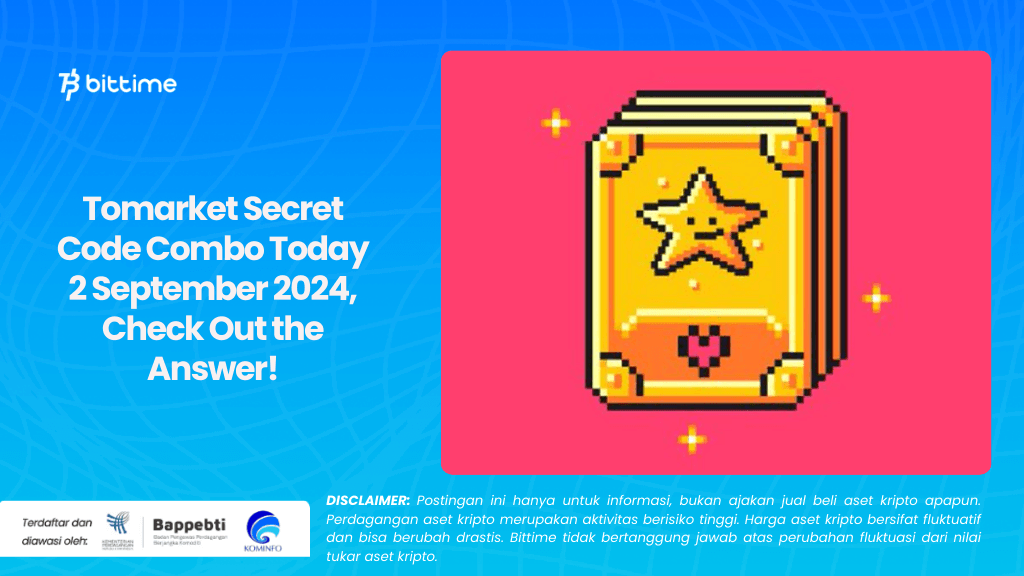 Tomarket Secret Code Combo Today 2 September 2024
