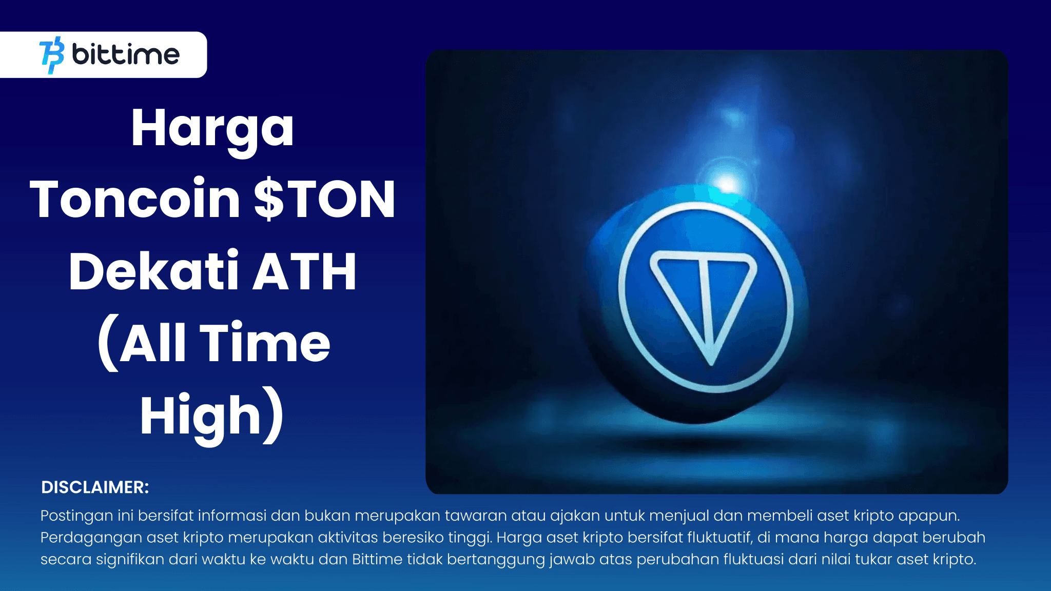 Harga Toncoin $TON Dekati ATH (All Time High)