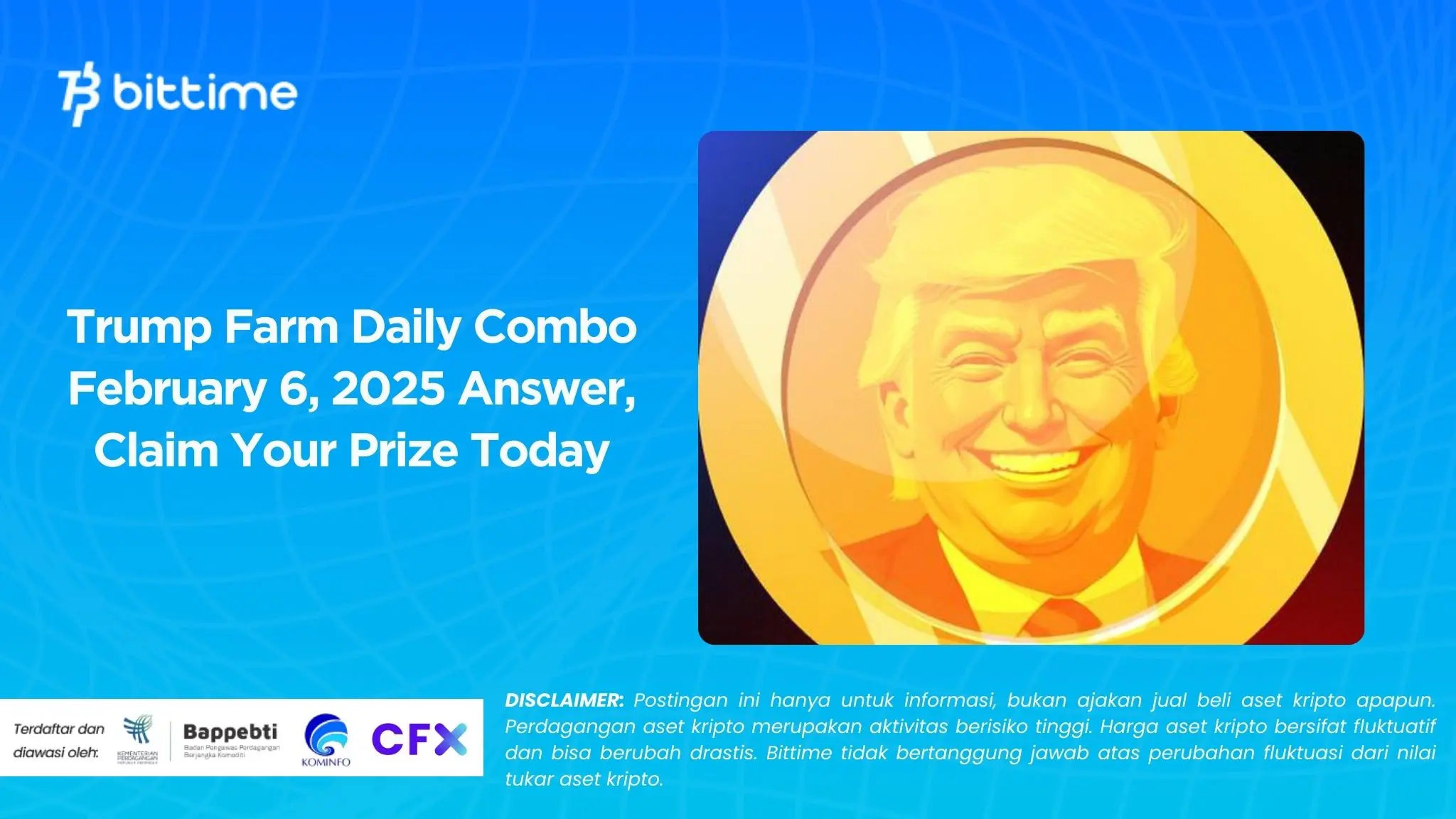 Trump Farm Daily Combo February 6, 2025 Answer, Claim Your Prize Today