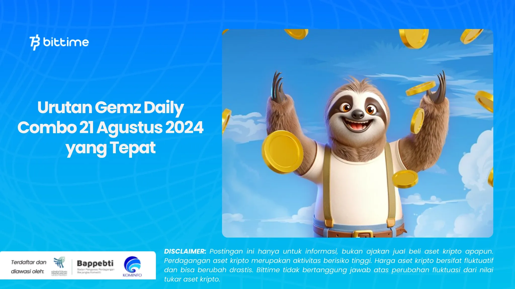 Urutan Gemz Daily Combo 21 Agustus 2024 yang Tepat