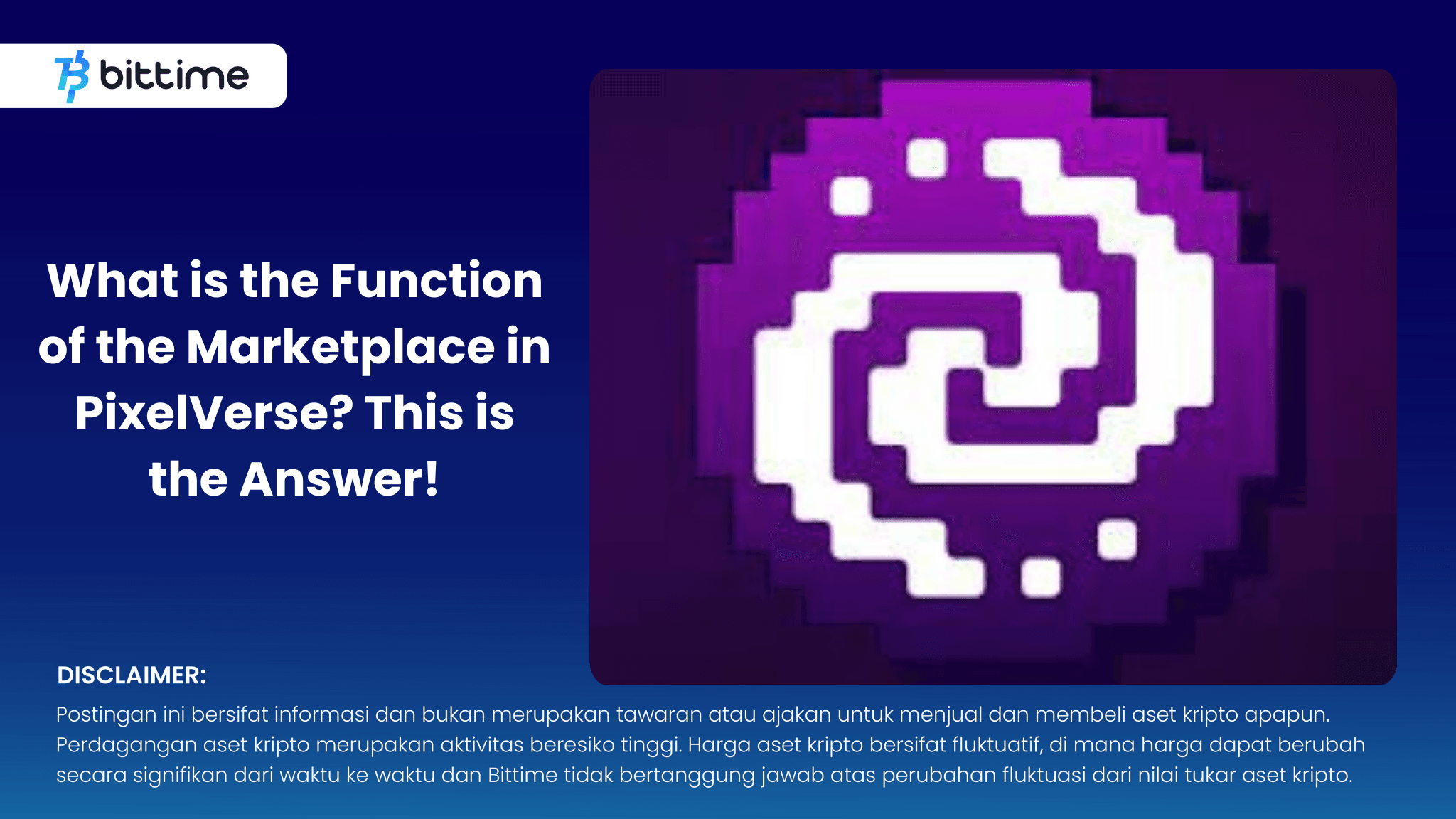 What is the Function of the Marketplace in PixelVerse? This is the Answer!