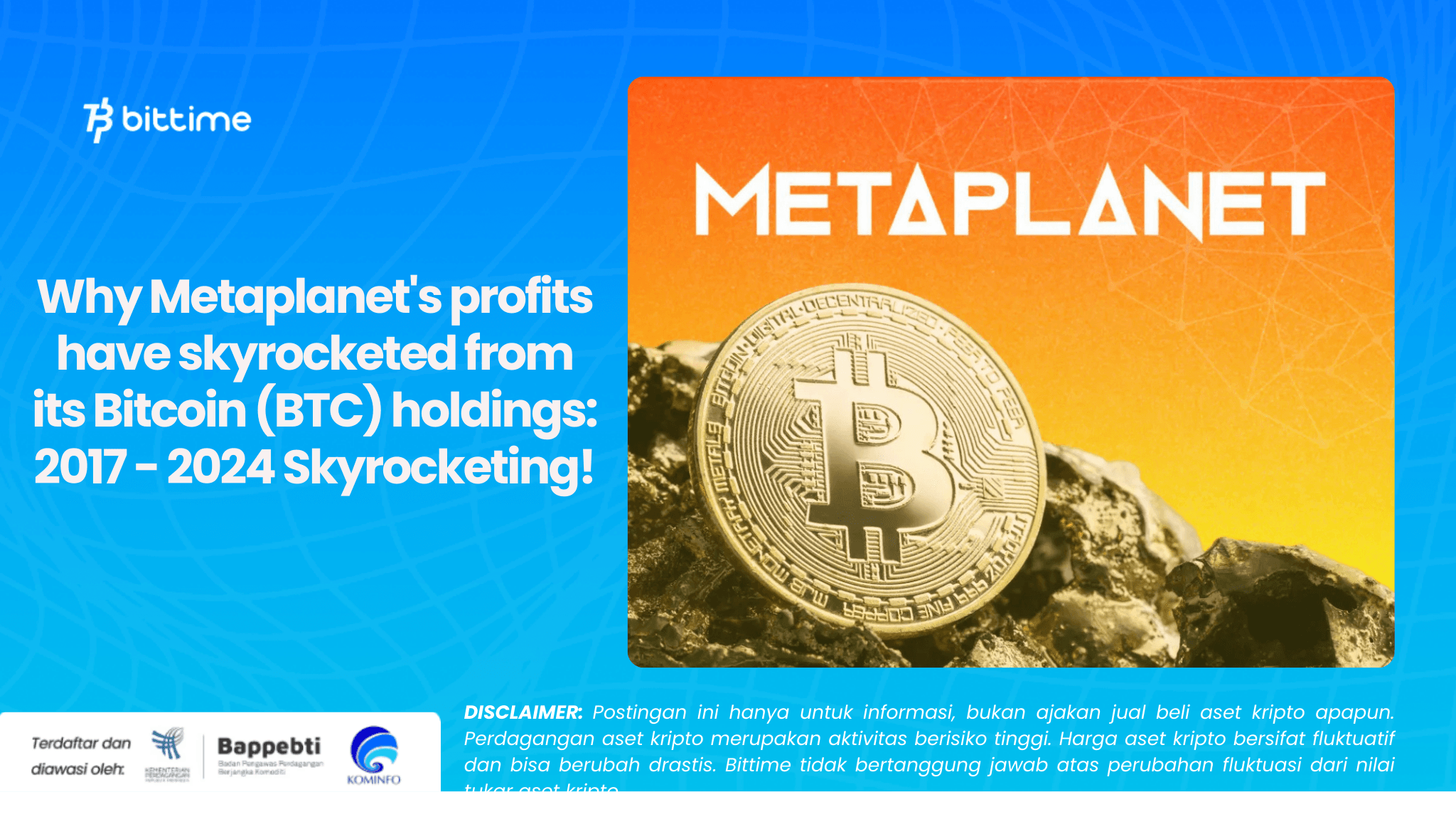 Why Metaplanet's profits have skyrocketed from its Bitcoin (BTC) holdings: 2017 - 2024 Skyrocketing!