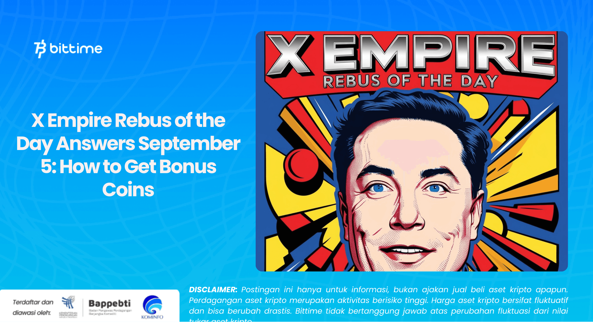 X Empire Rebus of the Day Answers September 5: How to Get Bonus Coins