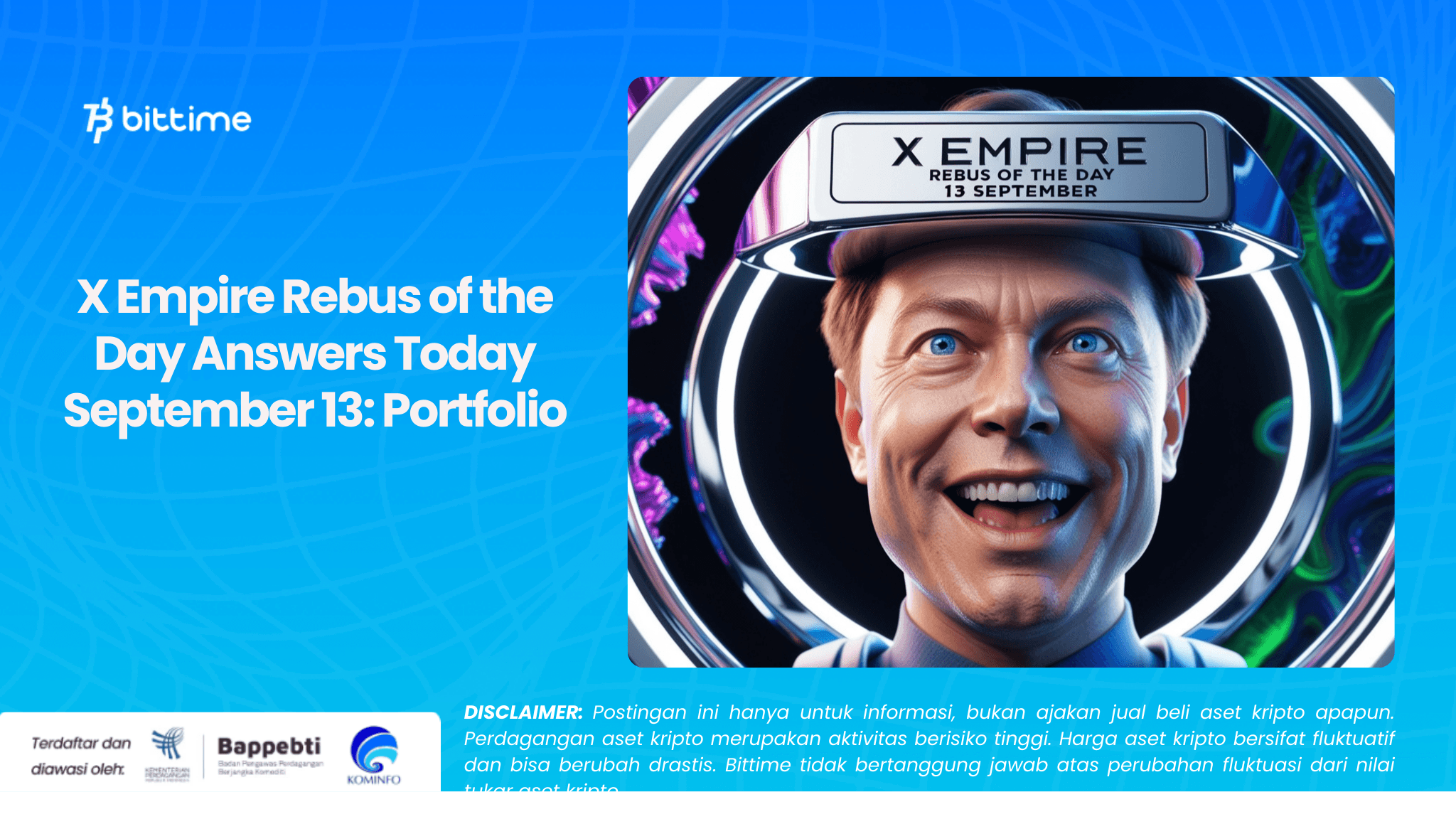 X Empire Rebus of the Day Answers Today September 13: Portfolio