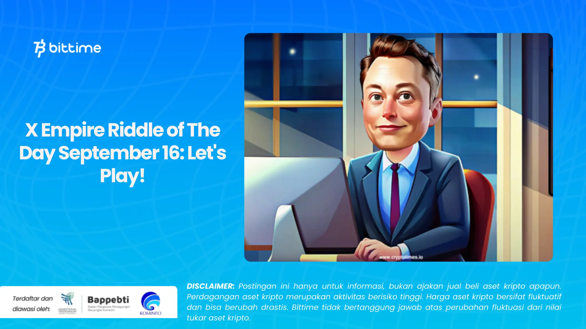 X Empire Riddle of The Day September 16: Let's Play!
