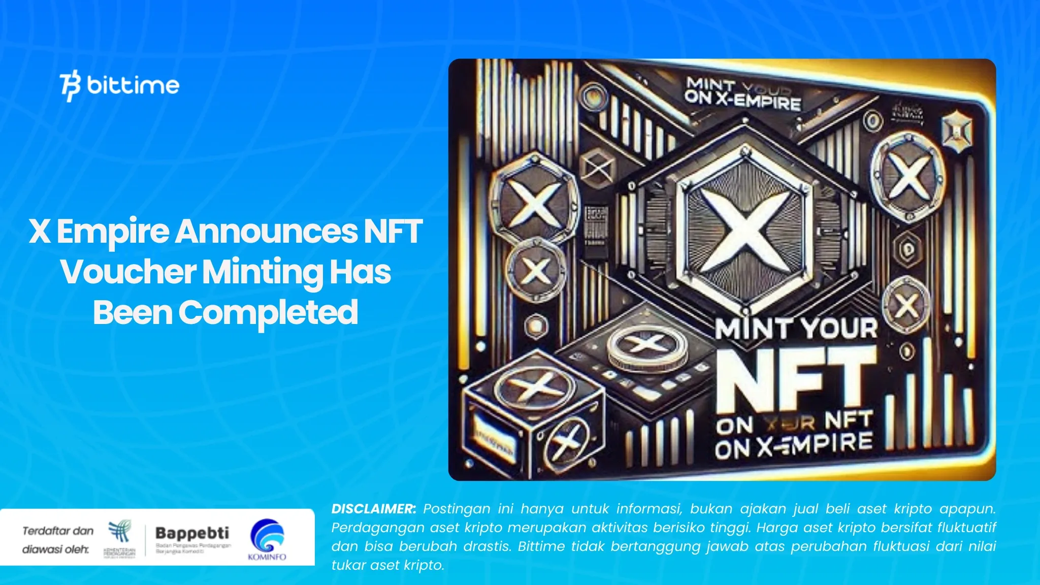 X Empire Announces NFT Voucher Minting Has Been Completed