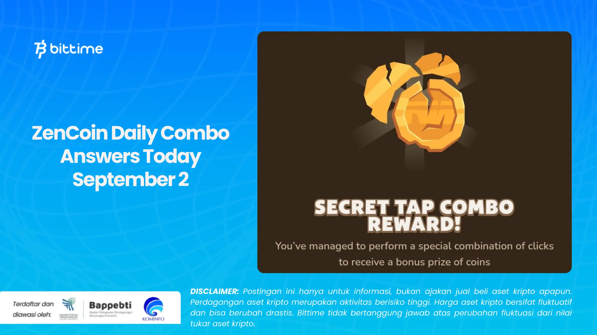 ZenCoin Daily Combo Answers Today September 2